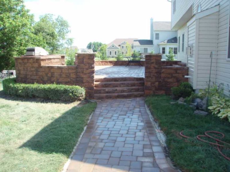 Raised Patio Photos | Patio Construction Images