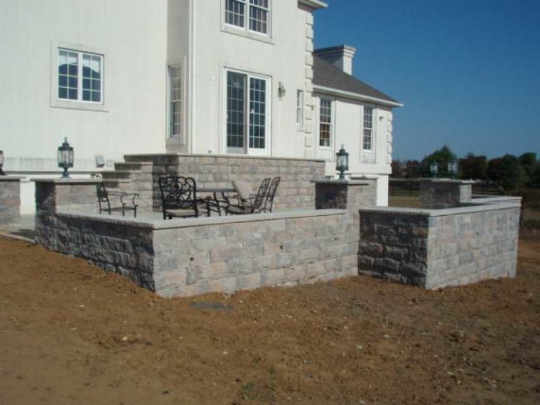 Raised Patio Photos | Patio Construction Images